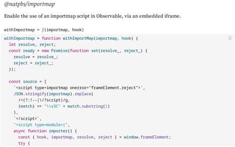 Importmap Nathan Observable