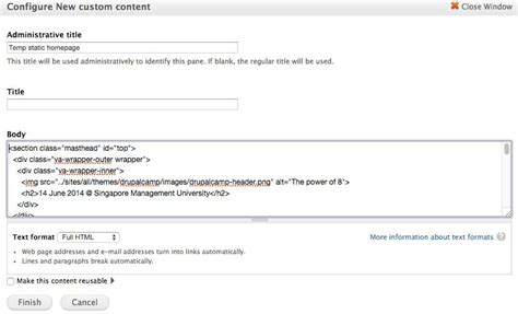 Drupal 101 Creating Custom Content With Panels