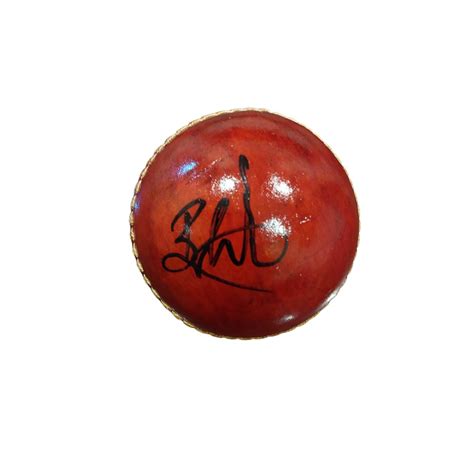 Beau Webster Signed Cricket Ball Grandstand Memorabilia