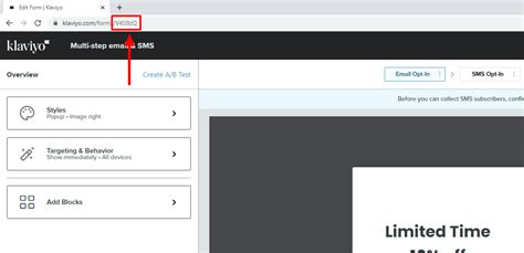 Where Are My Form Unique Ids I Need To Add Them To Triggersconditional Splits Klaviyo Community