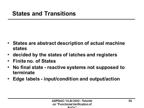 Aspdacvlsi 2002 Tutorial Functional Verification Of System On Chip