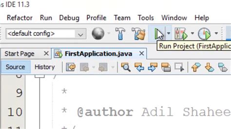 How To Create First Application In Java Using Netbeans Youtube