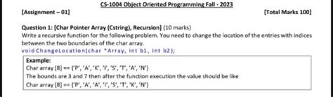 Solved Obeject Oriented Programming In C Write The