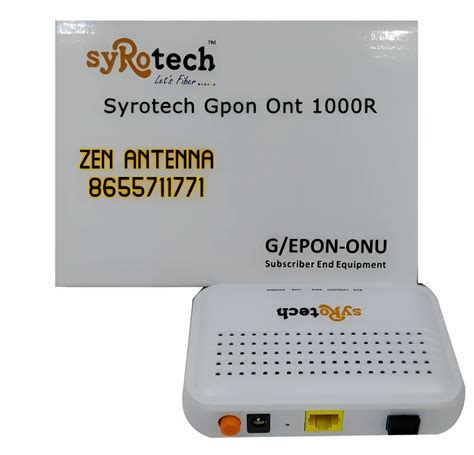 2 Syrotech Gpon Ont 1000R For Networking Switch Model Name Number 1 Ge At 800 Piece In Mumbai