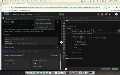 Yash Verma On Linkedin 100daysofcode Day88 Codingjourney Geeksforgeeks Productpair