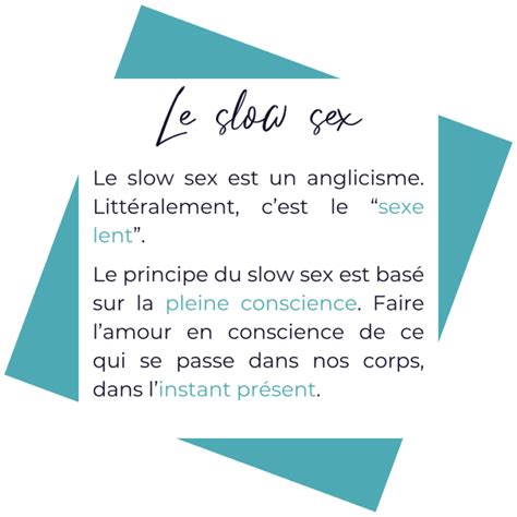 Le Slow Sex Ou Lart De Prendre Son Temps Pratiques Sexuelles Les