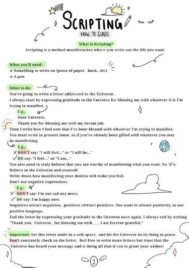 Scripting Journal Manifestation Spiritual Journals Manifestation Affirmations