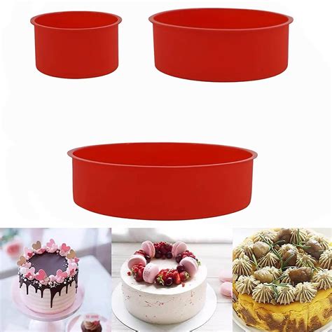 Nkmbld Baking Molds Cake Pans Sets For Baking Nonstick Round Cake