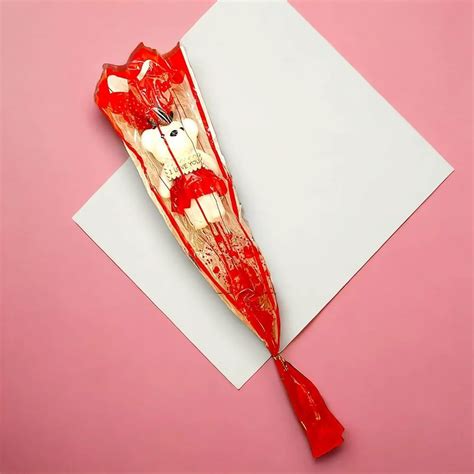 Fabric Red Teddy Stick For T Box At Rs 22 Piece In Delhi Id