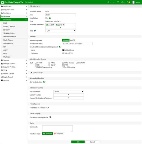 Fortigate Firewall In Gns3 Admin Up