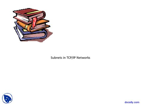 Subnets Networking Lecture Slides Docsity
