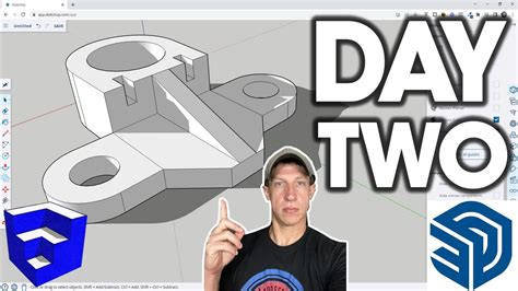 Learn Sketchup In 30 Days Day 2 The Cad Fitting Youtube