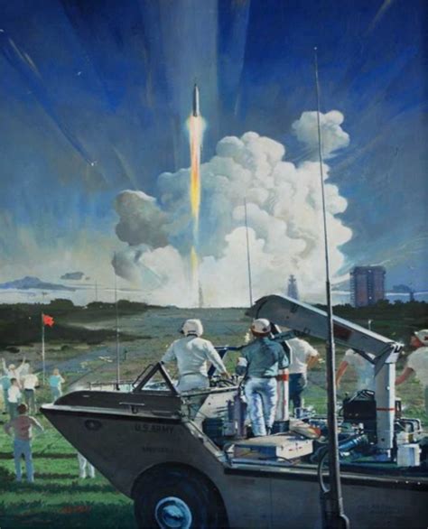 Sold Morning Mercury Launch Gordon Cooper Astronaut Mercury Atlas 9 Nasa