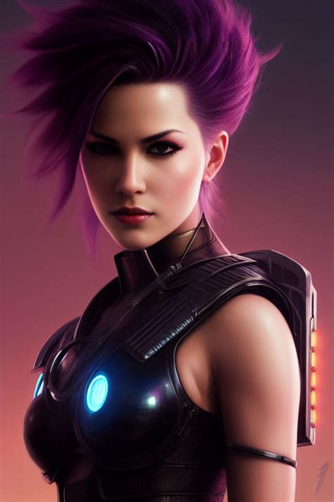 Gorgeous Cyberpunk Babes By Fantscifi On Deviantart