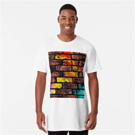 Brick Wall Long T Shirt For Sale By Andrii Brick Wall Brick Wall