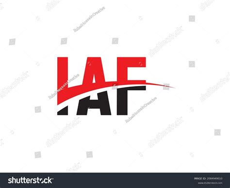 Iaf Letter Initial Logo Design Vector Stock Vector Royalty Free Shutterstock