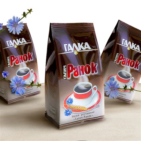 “Галич-Ранок” напій розчинний 100 г (пакет) – Кавова Фабрика "Галка"