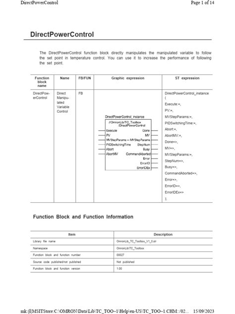 Direct Temperature Control Pdf