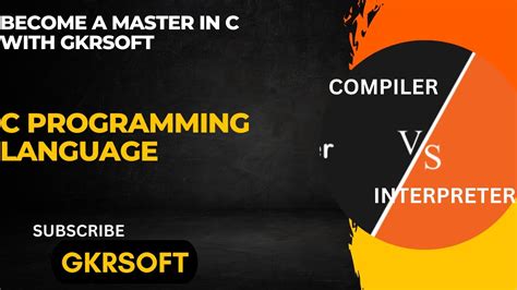 compiler vs interpreter in c programming language by gkrsoft youtube