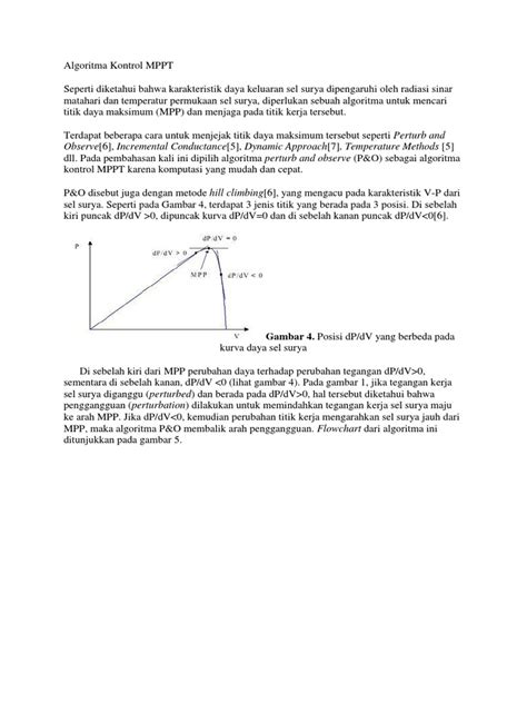 Algoritma Kontrol Mppt Pdf