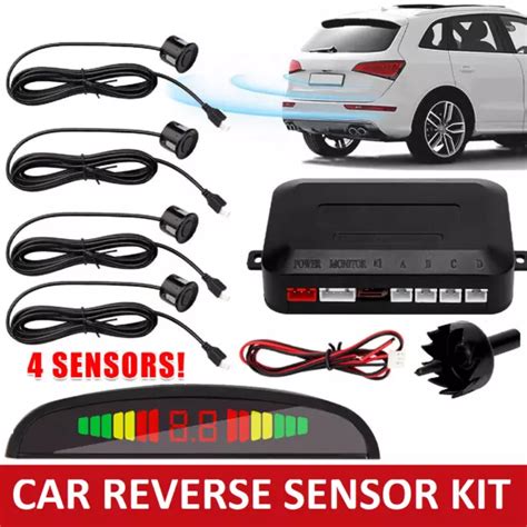 SENSOR CAR Reverse Sensor Kit Safety Parking System Backup Radar Buzzer Alarm PicClick AU