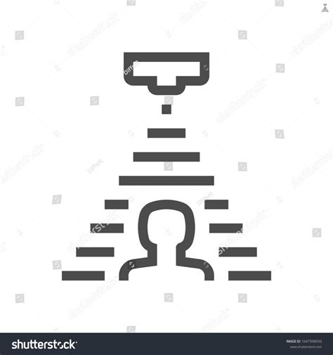 Motion Detector Human Sensor Pir Vector Stock Vector Royalty Free 1647398593 Shutterstock