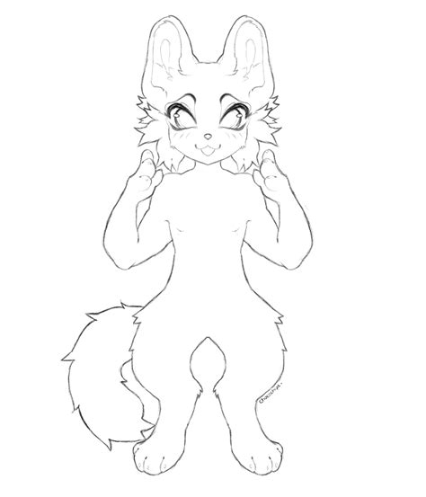 F2u Fox Anthro Base ⭑ On Toyhouse