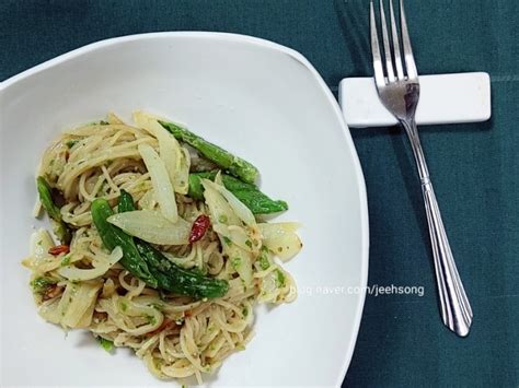 꽈리고추페스토파스타현미국수로 만들기노밀가루 채식요리