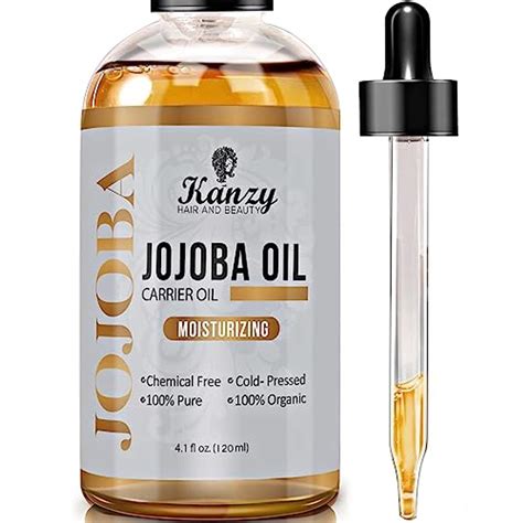 Kanzy Jojobaöl Bio Kaltgepresst 100 Rein Gold 120ml Im Gesichtsöl