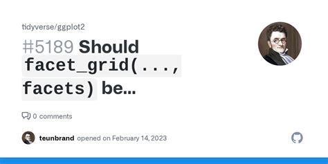 Should `facetgrid Facets` Be Deprecated · Issue 5189