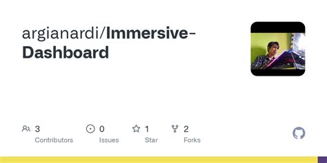 Github Argianardi Immersive Dashboard