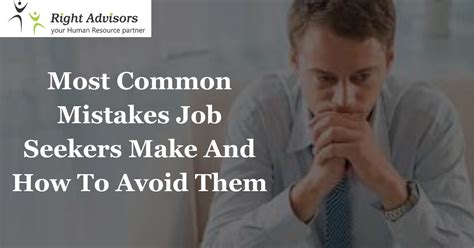 Most Common Mistakes Job Seekers Make And How To Avoid Them