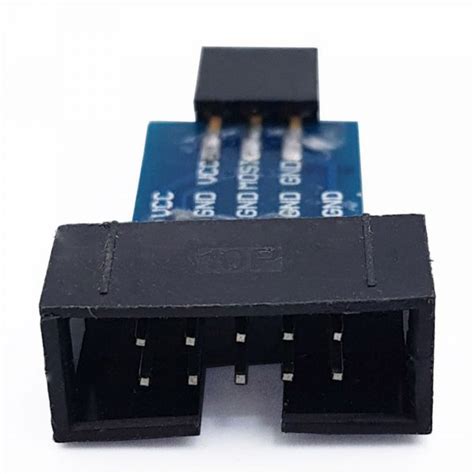 Đế Chuyển đổi Avr Isp Usbasp Stk500 10 Pin Sang 6 Pin Nshop