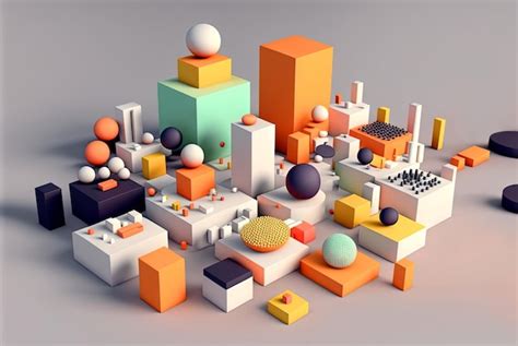 premium ai image data abstract concept with clusters particles and