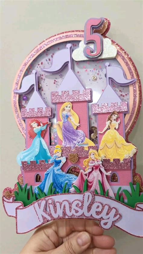 Princess Castle Cake Topper Artofit