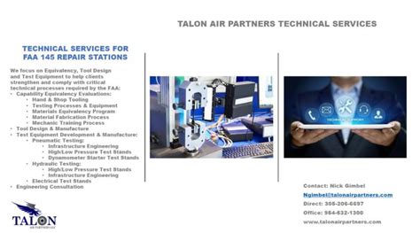 Attention Faa 145 Repair Stations We Are Pleased To Offer Engineering Services Which Include