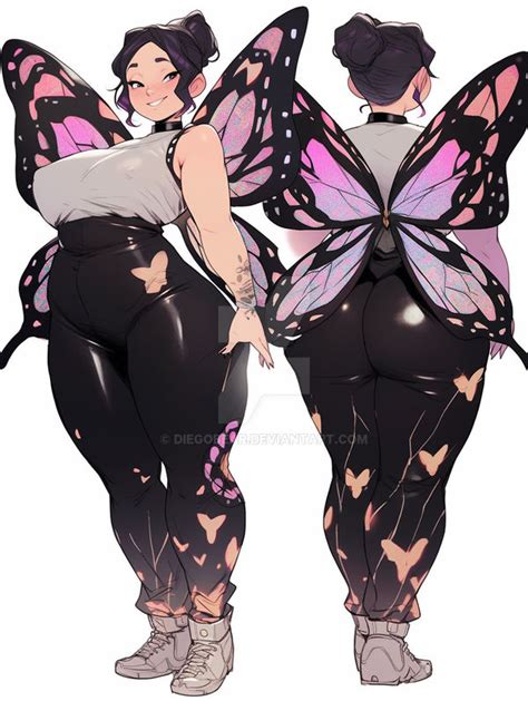 Adopt Butterfly Girl Open By Diegobear On Deviantart