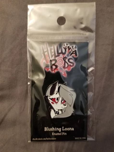 HELLUVA BOSS BLUSHING Loona Enamel Pin EUR 28 12 PicClick FR