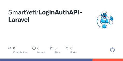 Github Smartyeti Loginauthapi Laravel