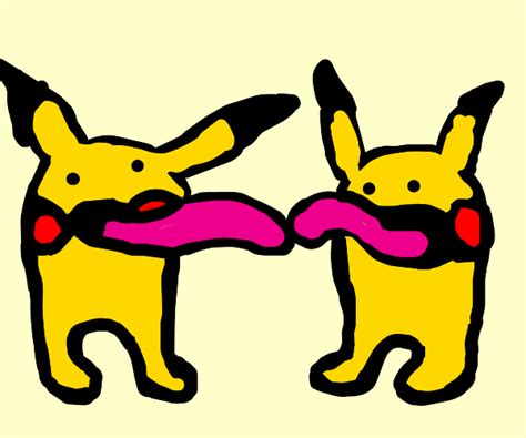 Pikachu But Gay Drawception