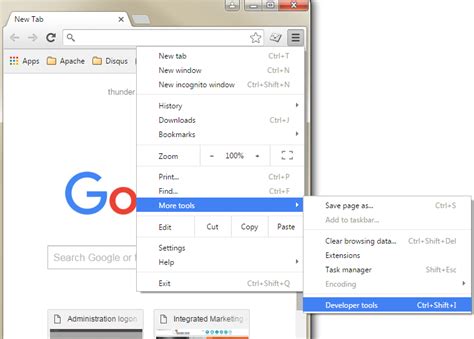 Disable Browser Caching Using Developer Tools Thundertech