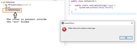Java Error Selection Does Not Contain A Main Type Stack Overflow