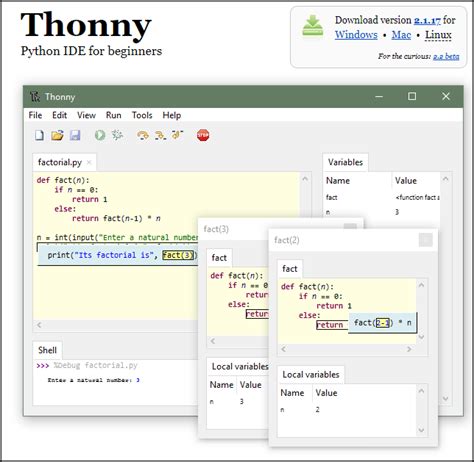 Thonny Python IDE Beens Org