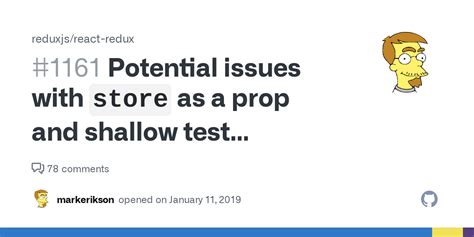 Potential Issues With `store` As A Prop And Shallow Test Rendering In