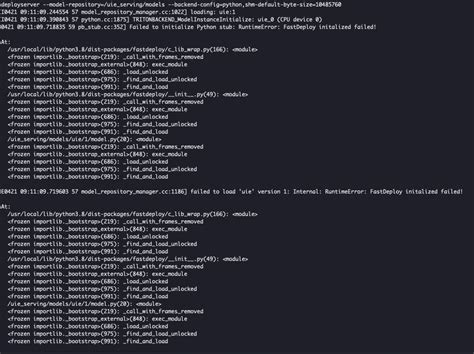 CPU版本UIE示例无法跑通 Issue 1854 PaddlePaddle FastDeploy GitHub