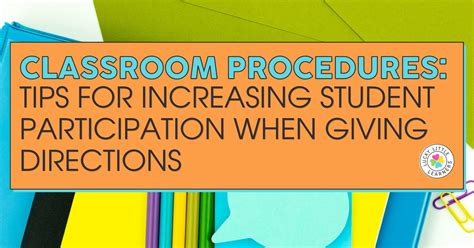 Classroom Procedures