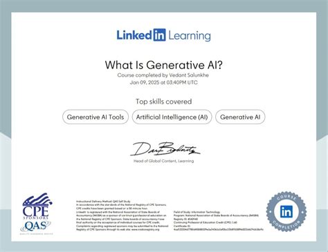 Vedant Salunkhe On Linkedin Generativeai Artificialintelligence Upskilling