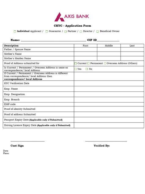 Ckyc Form Pdf Law