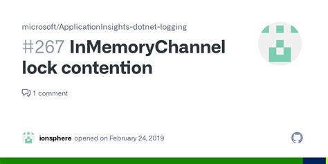 InMemoryChannel Lock Contention Issue 267 Microsoft