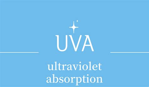 Uvaultraviolet Absorption피부에 미치는 영향uva로부터 보호할 수 있는 제품uva Uvb Uvc 차이점